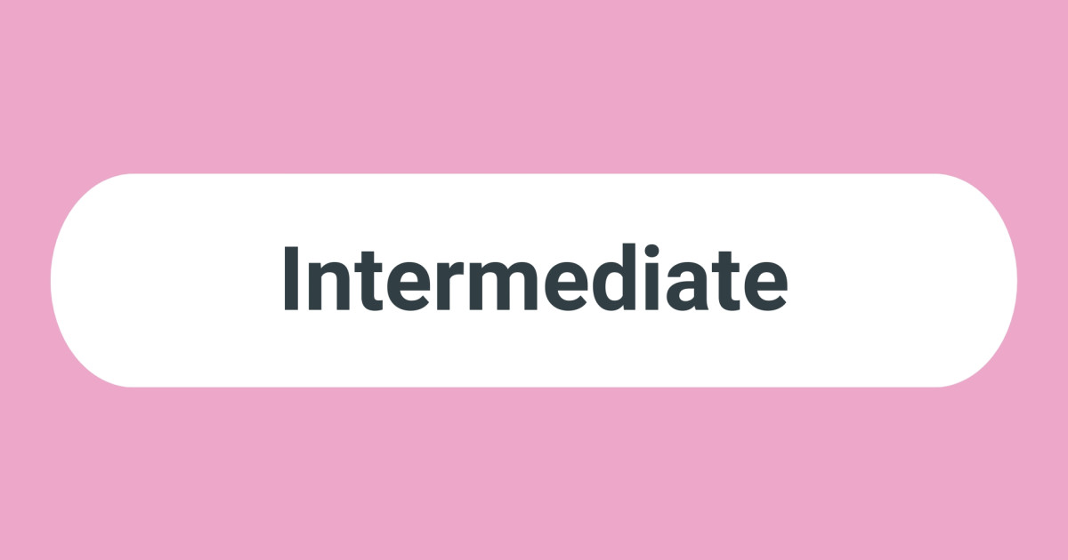 Рівень англійської мови Intermediate